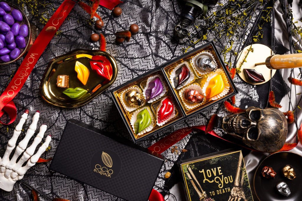 Halloween Lover's Chocolate, 16 piece – Cacao & Cardamom Chocolatier