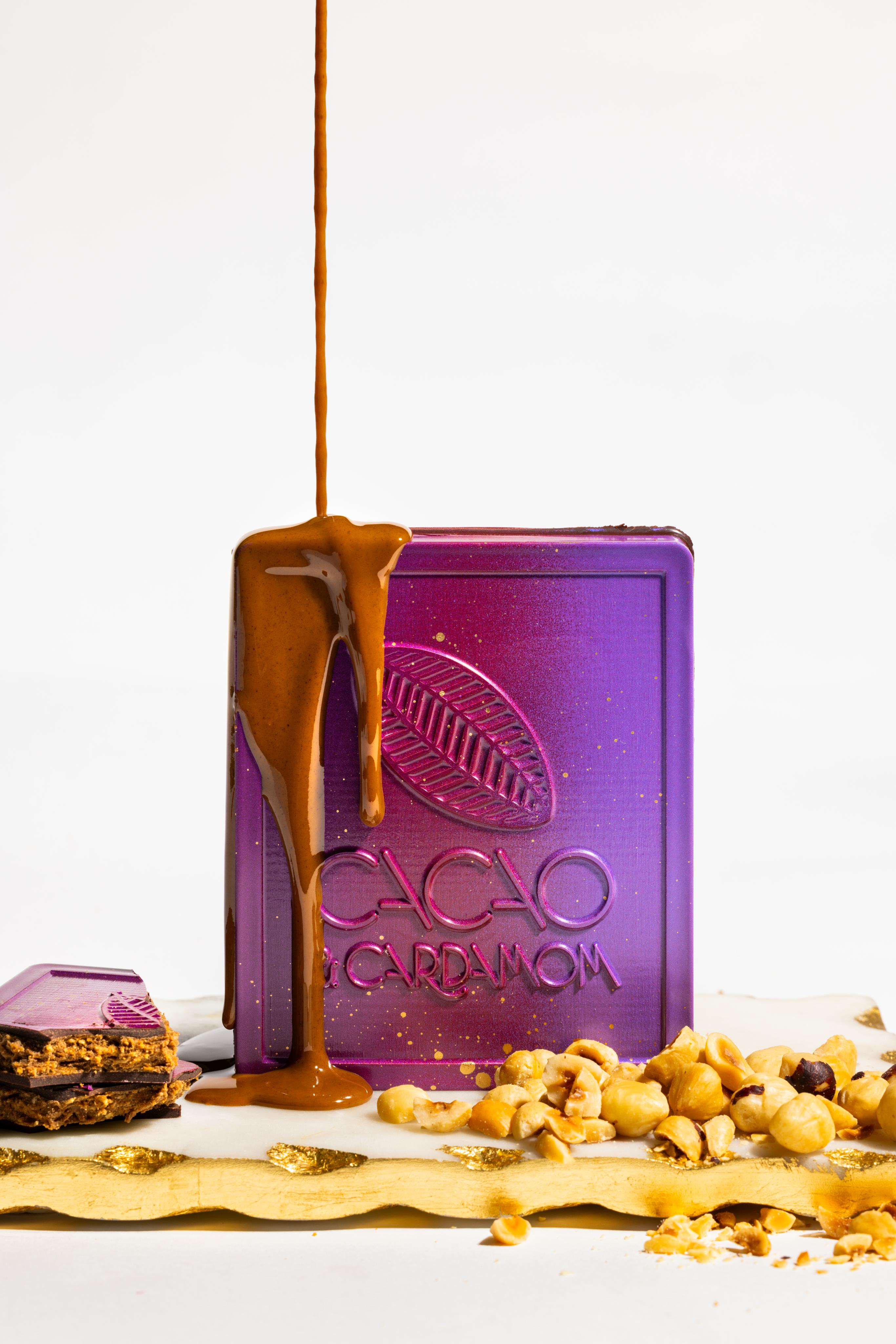 Dubai Hazelnut Knafeh Artisan Bar – Cacao & Cardamom Chocolatier
