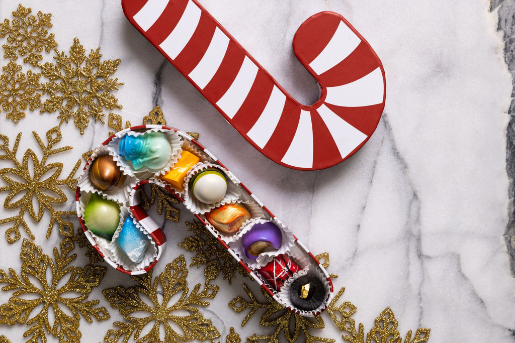 Candy Cane Confections, 10 pieces – Cacao & Cardamom Chocolatier