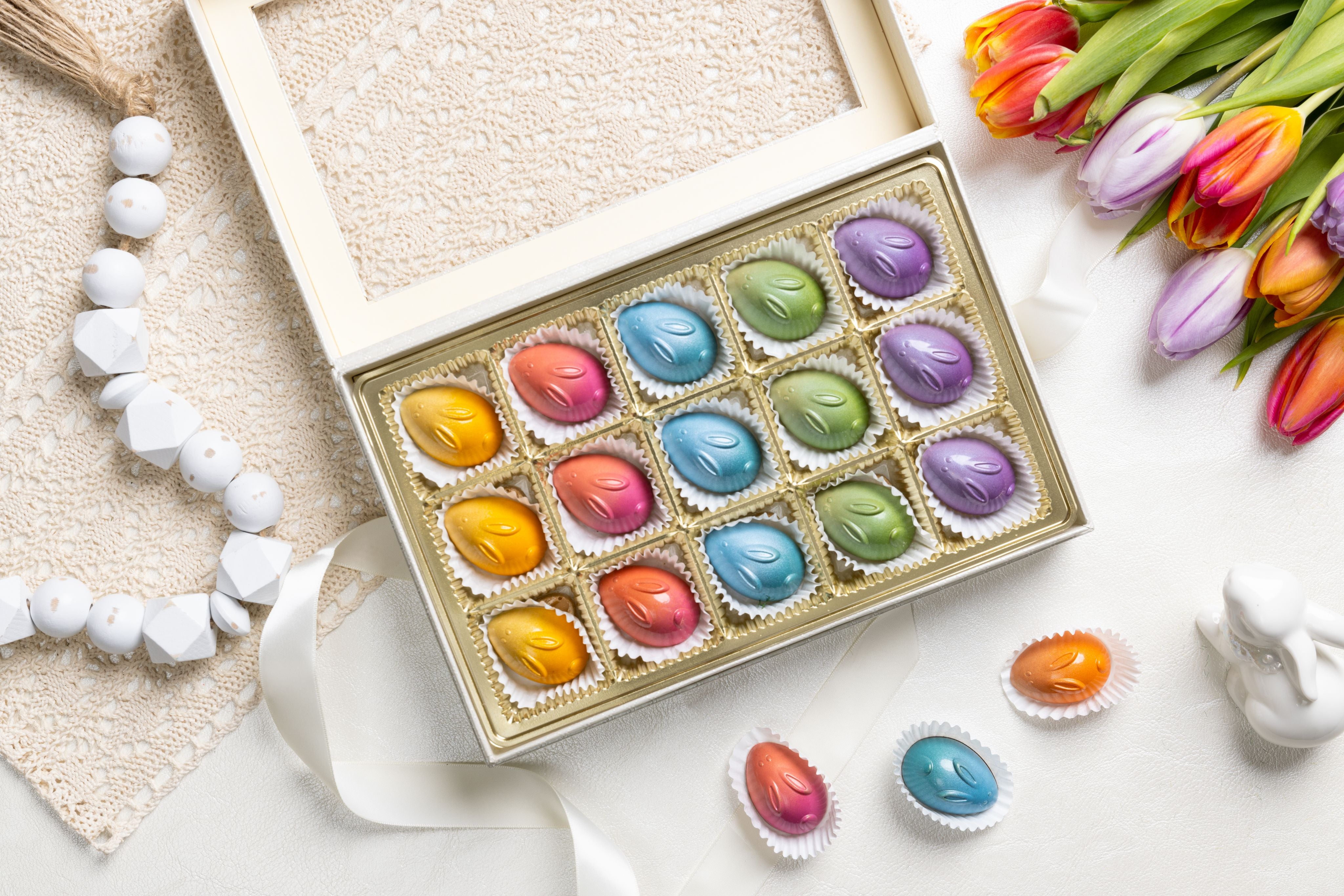 Easter Chocolate Collection – 15pc Artisan Spring Chocolate Box
